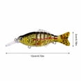 Bisitoy 2Pcs Soft Plastic Fishing Lures Set with Tail for Crappie ...