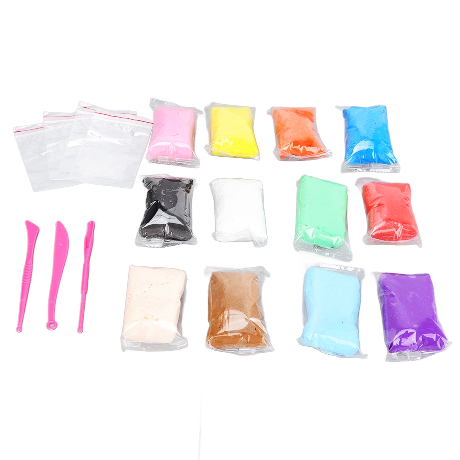 Magic Foam Clay, Air Dry Clay 12 Colores Hechos A Mano DIY Para Adultos ...