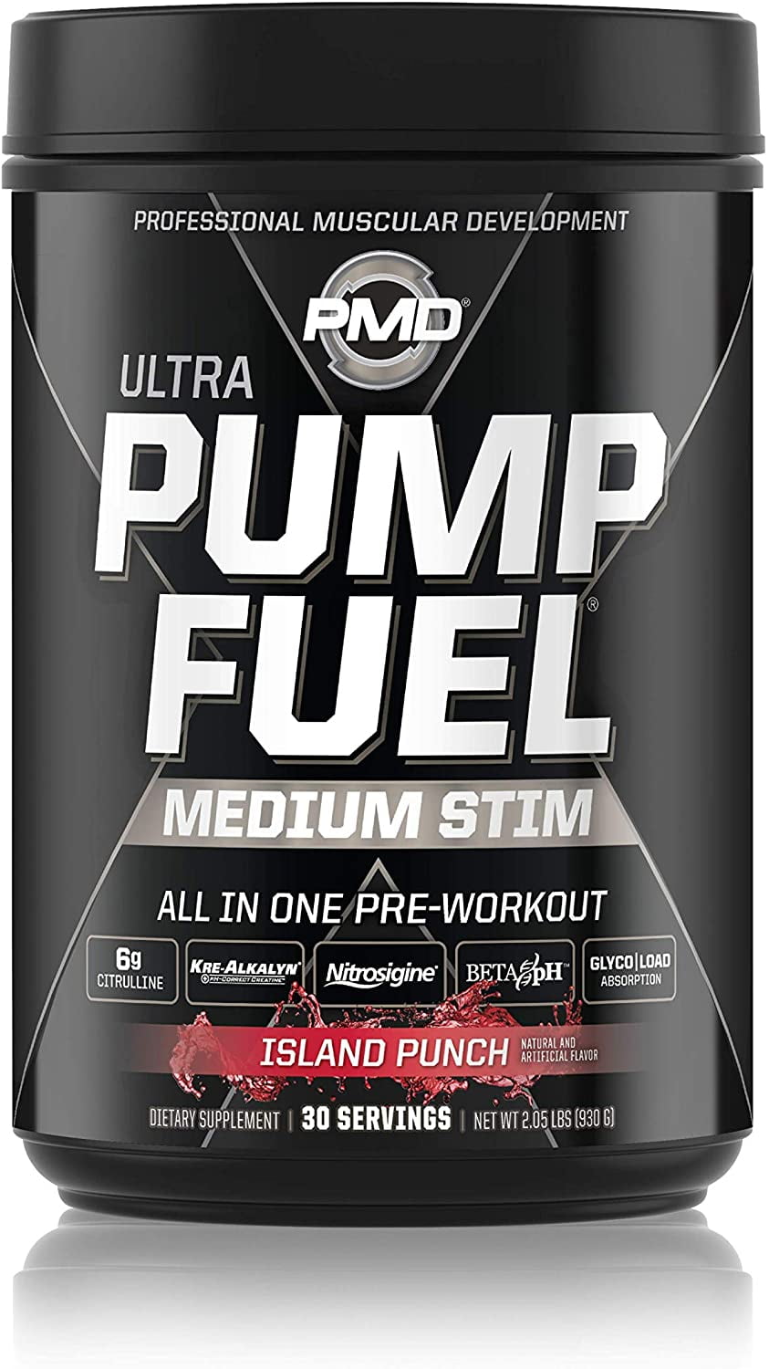 PMD Sports Ultra Pump Fuel - Pre Workout Drink Mix - Energy, Strength ...