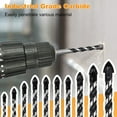 10PCS Masonry Drill Bit Set & Concrete Drill Bit Set, Extension ...