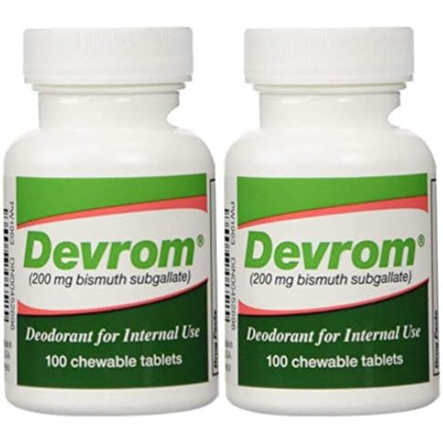 Tablets (Internal Deoderant)200MG 100chewable Tablets (2) | Walmart en ...