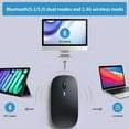 OLIVE- Led, Silent, Ultra-Thin Design (Bluetooth 5.2 And 2.4Ghz Usb ...