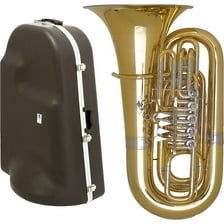 Bb Flat Silver Nickel Plated Sousaphone Tuba With Free Hard Case ...