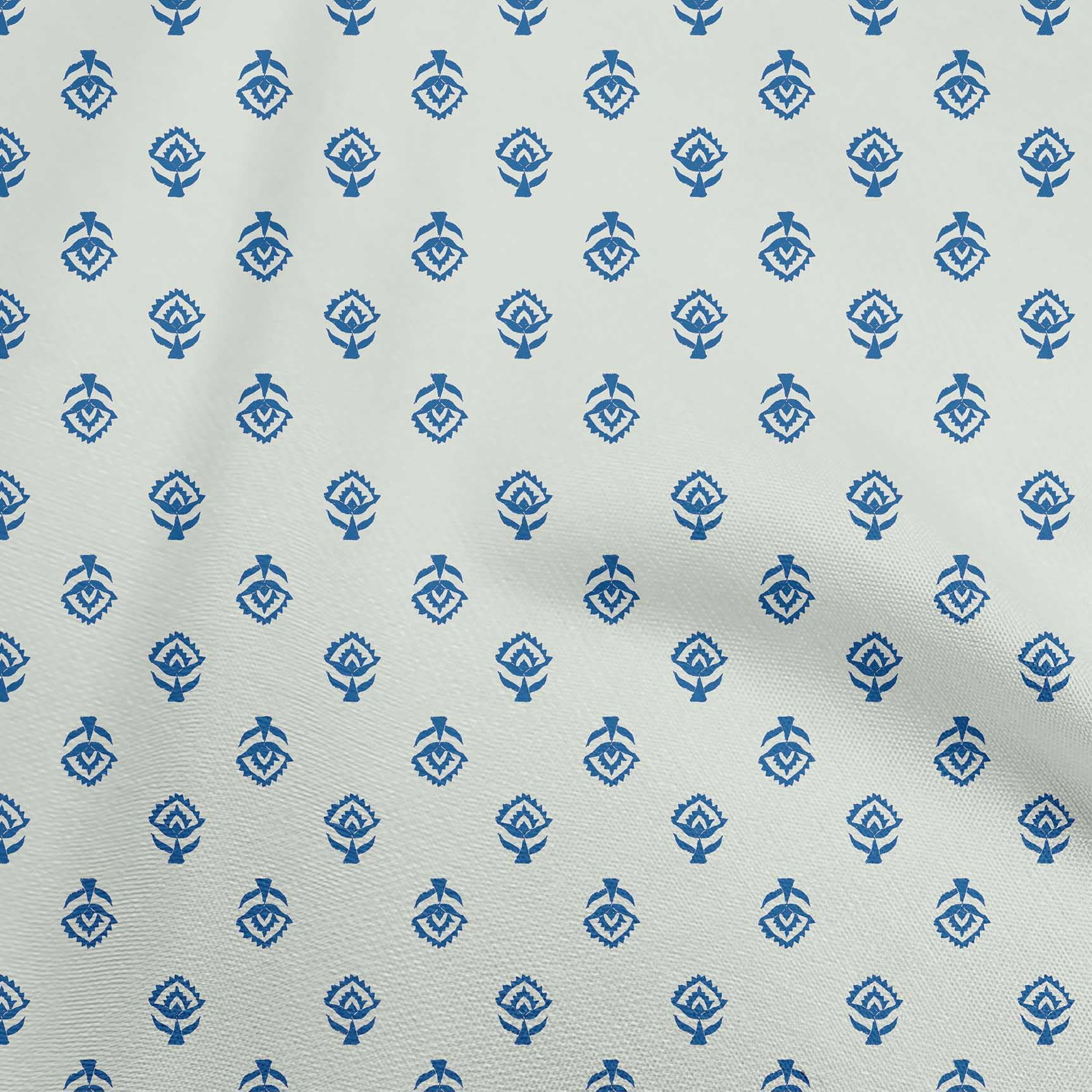 oneOone Polyester Spandex Light Blue Fabric Block Dress Material Fabric ...
