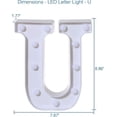 Alphabet Marquee Letters Sign LED Marquee Number Lights Sign with Timer ...