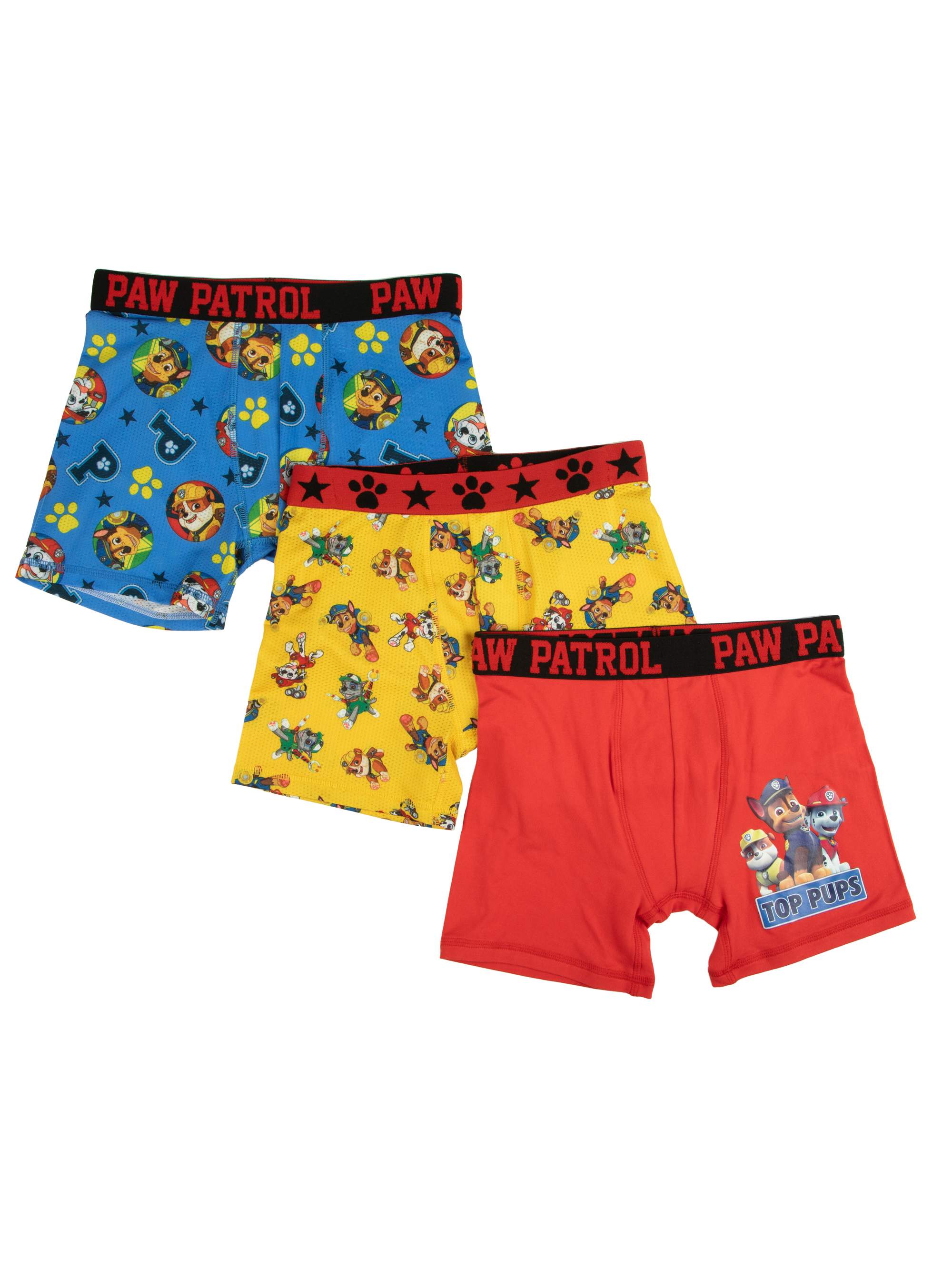 Boy's Paw Patrol 3-Pack Underoos Poly Boxer Brief - Walmart.com