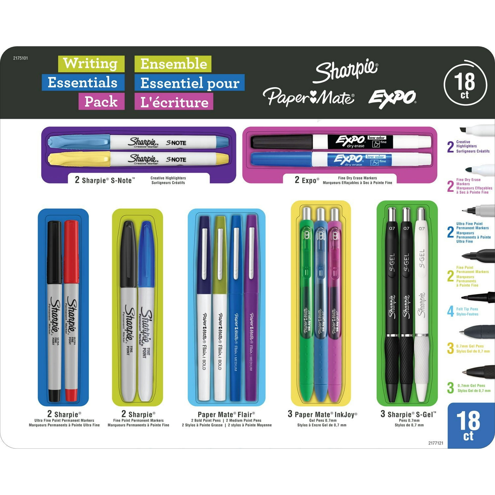 Click here for Sharpie Assorted Writing Essentials Pack  18-Count prices