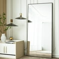 BEAUTYPEAK 76"x34" Oversized Full Length Mirror Rectangle Wall mirror ...