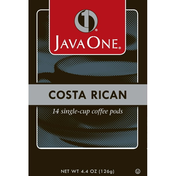 Java One, Costa Rican 14 Single Cup Coffee Pods, 6 Ct - Walmart.com