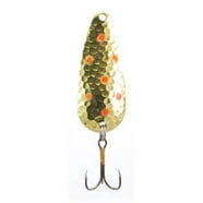 Rainbow Plastics Lil' Lightning Spoon Lure, Chartreuse/Fluorescent Red ...