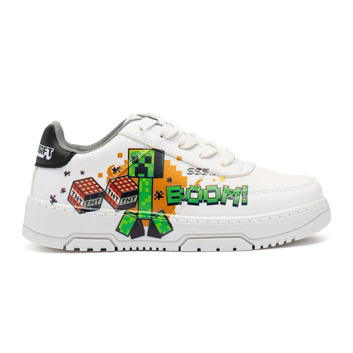 Calzado Yuyin Tenis Niños Minecraft MI3070 Blancos | Walmart en línea