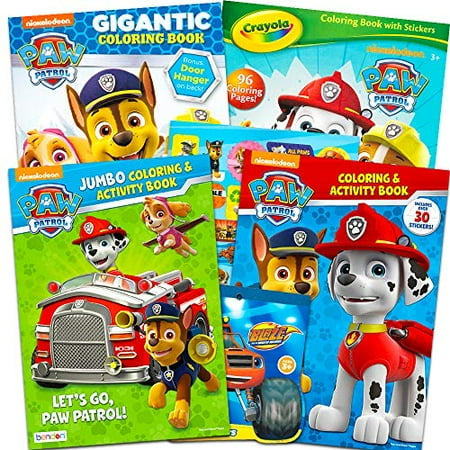Bendon Paw Patrol Coloring & Activity Book 96pg - Set of 4 | Walmart Canada