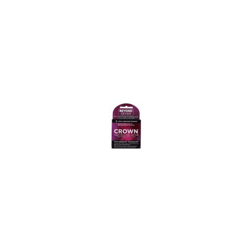 Okamoto Beyond Seven Latex Lubricated Condoms, Crown, 3 Ea - Walmart.com