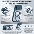 Dteck Magnetic Ring Stand Phone Case for iPhone 17 Pro, Shockproof ...