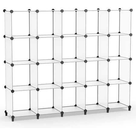 20 Cube Storage Shelf, Storage Bookcase Bookshelf with Metal Hammer ...