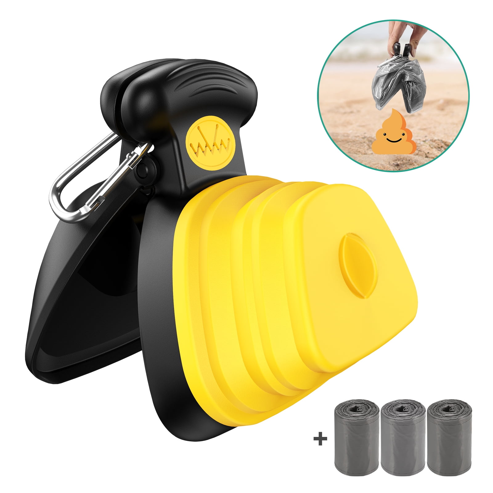 ORIA Pooper Scooper, Portable Dog Poop Scooper, Sanitary Dog Waste Pick ...
