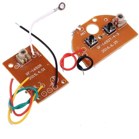 Simple 2 Channel Radio RC Transmitter Receiver Kit for DIY Remote ...