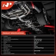 A-Premium Right Catalytic Converter Kit Direct-Fit Compatible with Jeep ...