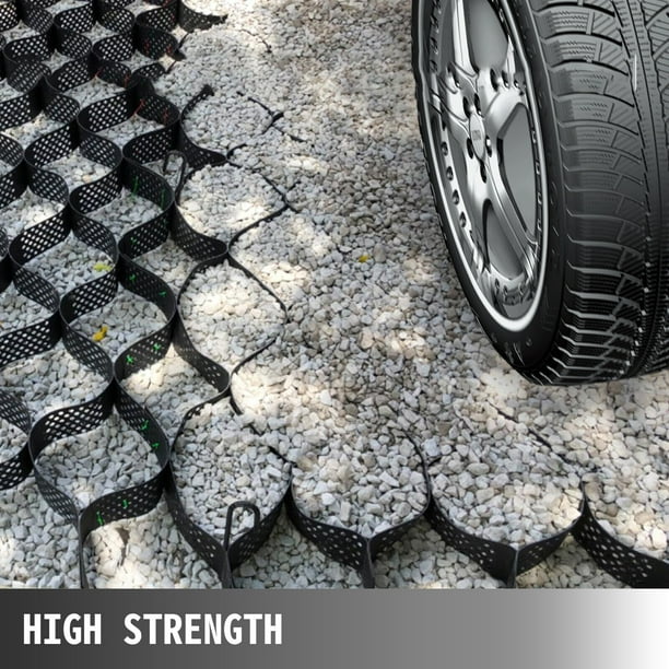 9ft x 17ft Geogrid Scalable Gravel Ground Grid for Driveways Slopes ...