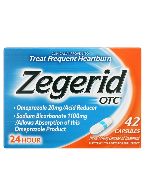 Omeprazole in Antacids and Heartburn Relief - Walmart.com