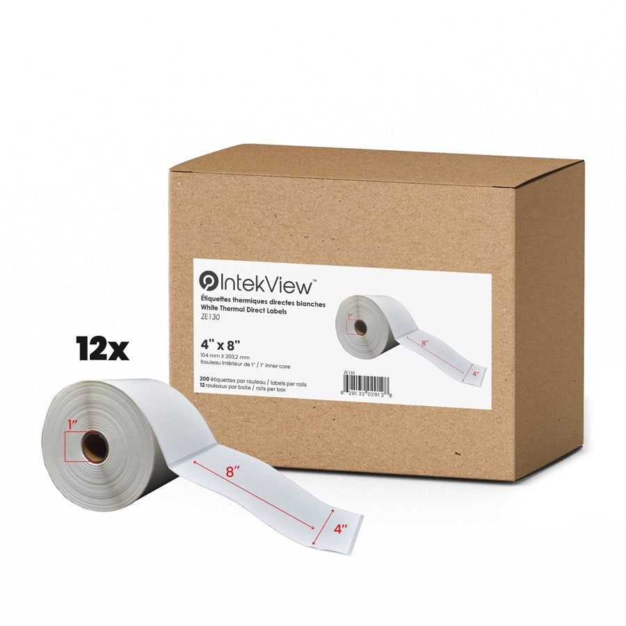Click here for Intekview 4x8 Direct Thermal Labels 1core 200/Roll... prices