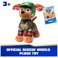 PAW Patrol Rescue Wheels, Boomer 8-Inch Plush Toy for Kids Ages 3 ...