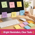 Premium 6-Color Sticky Notes, 2026 New 3x3 Inch Self-Stick Memos, 6 ...
