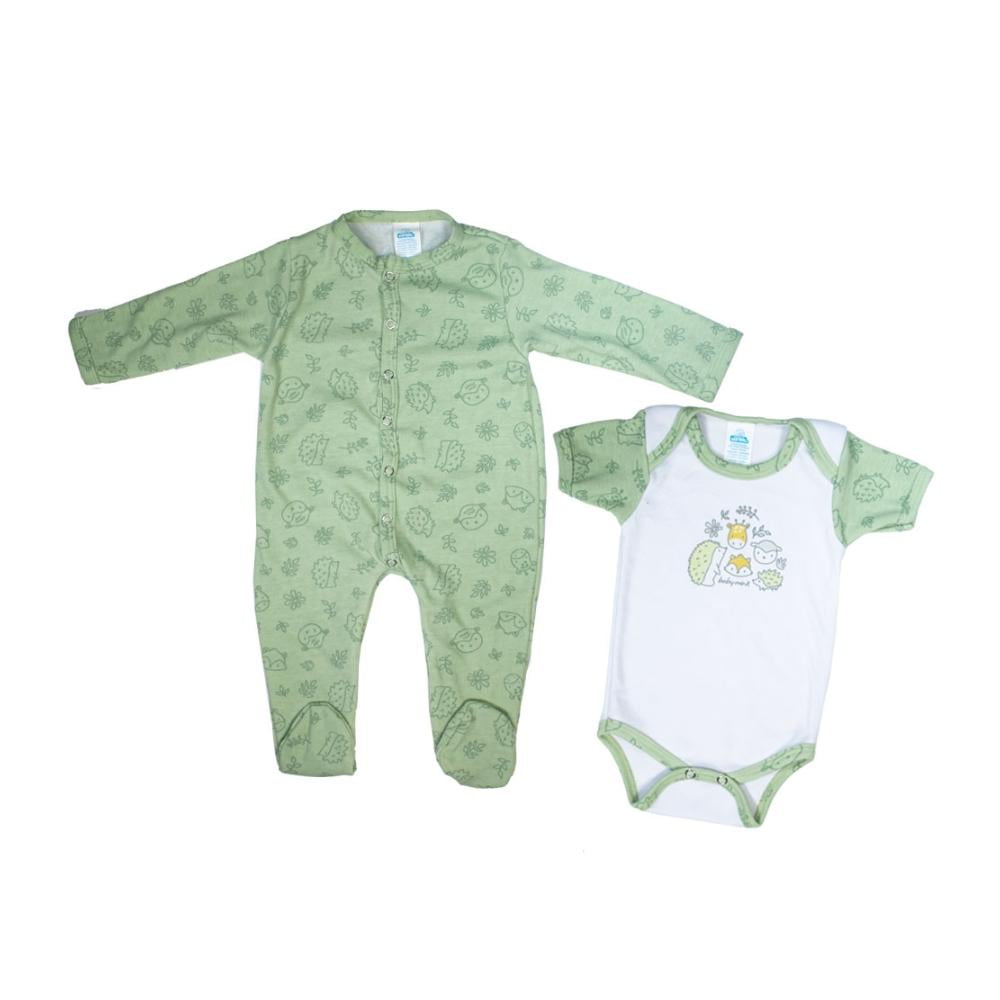 Set de ropa cotidiana Baby Mink Coordinado mameluco 3-6 Happy | Bodega ...