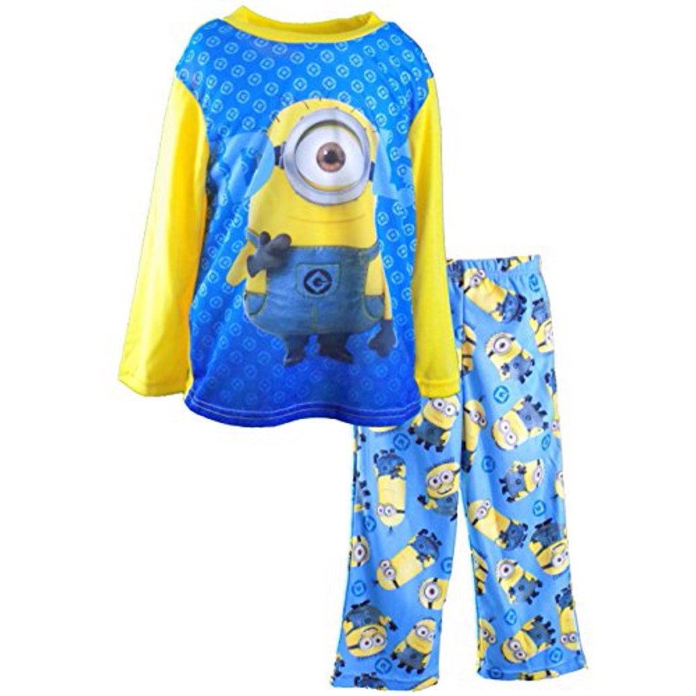Minions - Minions Little Boys 2 Piece Poly Pajama Set - Walmart.com ...