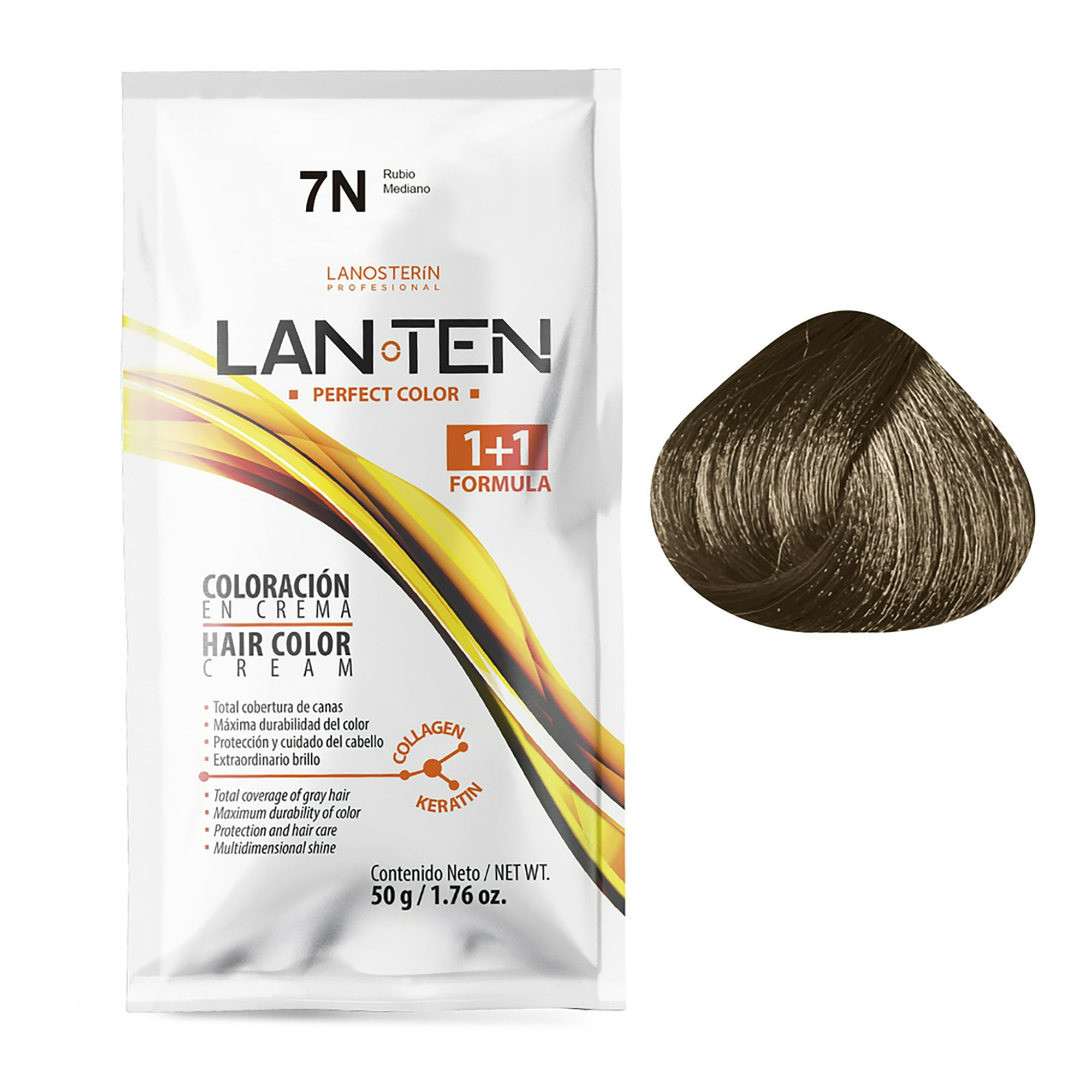 Inner Pack Tinturas Lan Ten 1+1 Rubio Mediano 7N (12 Unidad | Knasta Chile