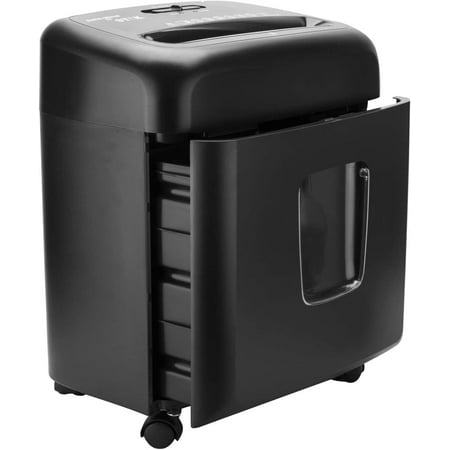 10 Sheet Cross Cut Paper Shredder 15 Liter Large Waste Bin Capacity ...