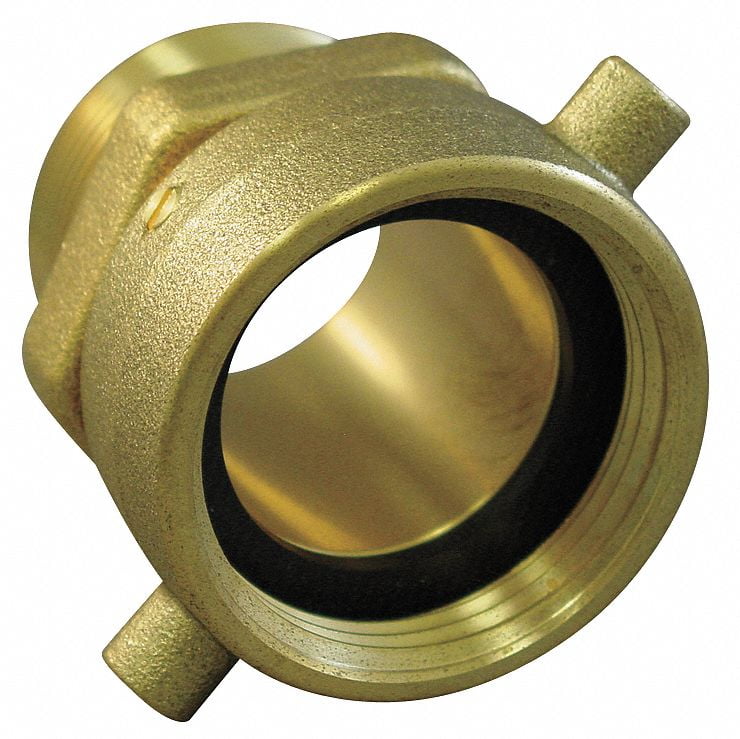 Moon American Fire Hose Adapter,Straight,NPTxNH 363-25220621 - Walmart.com