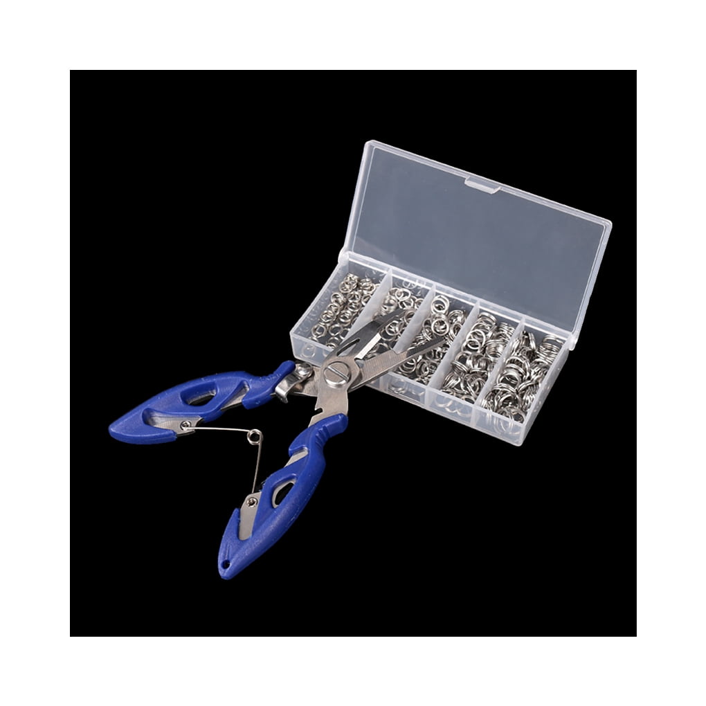 Thinsont 200 Pieces/Set Stainless Steel Fishing Split Ring Heavy Duty ...