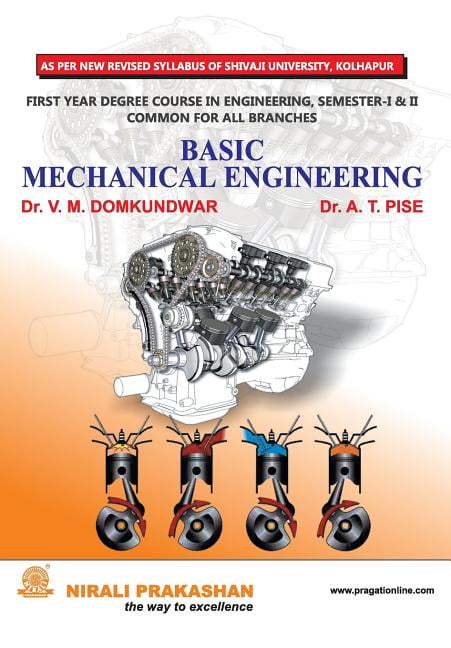 Basic Mechanical Engineering (Fe Sem. I, SU) (Paperback) - Walmart.com