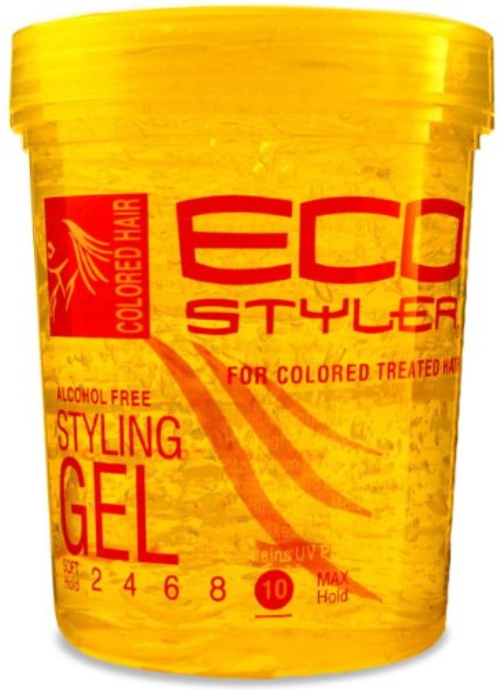 ECOCO EcoStyler Styling Gel Color Treated, Yellow 32 oz (Pack of 2 ...
