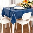 Clear Plastic Tablecloth Protector Waterproof Vinyl Cover Rectangle ...