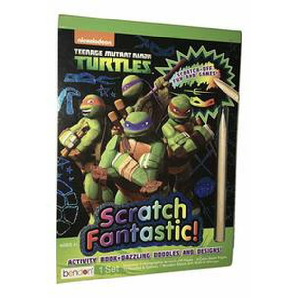 TMNT Scratch Fantastic Activity Book - Walmart.com