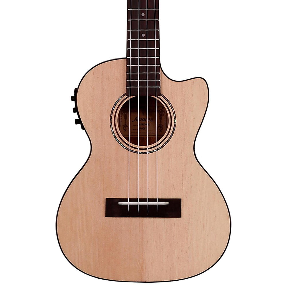Alvarez RU26TCE Tenor Acoustic-Electric Ukulele Natural - Walmart.com