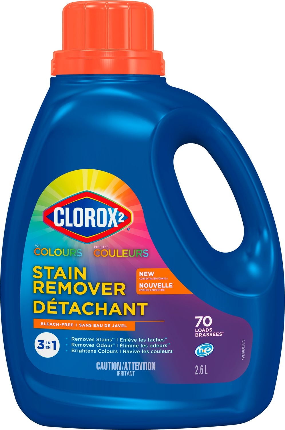Clorox 2® for Colours, Stain Remover & Laundry Additive, 2.6L, Bleach ...