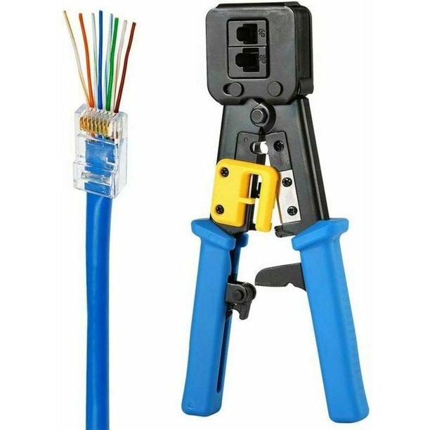 Effortless Networking, Precision Crimping Tool For RJ45 And Modular ...