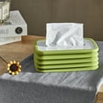 Silica Gel Paper Towel Box Foldable Desktop Tissue Storage Box Lifting ...