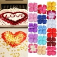 SDJMa 100 Pieces Separated Artificial Rose Petals, Fake Non-Woven ...