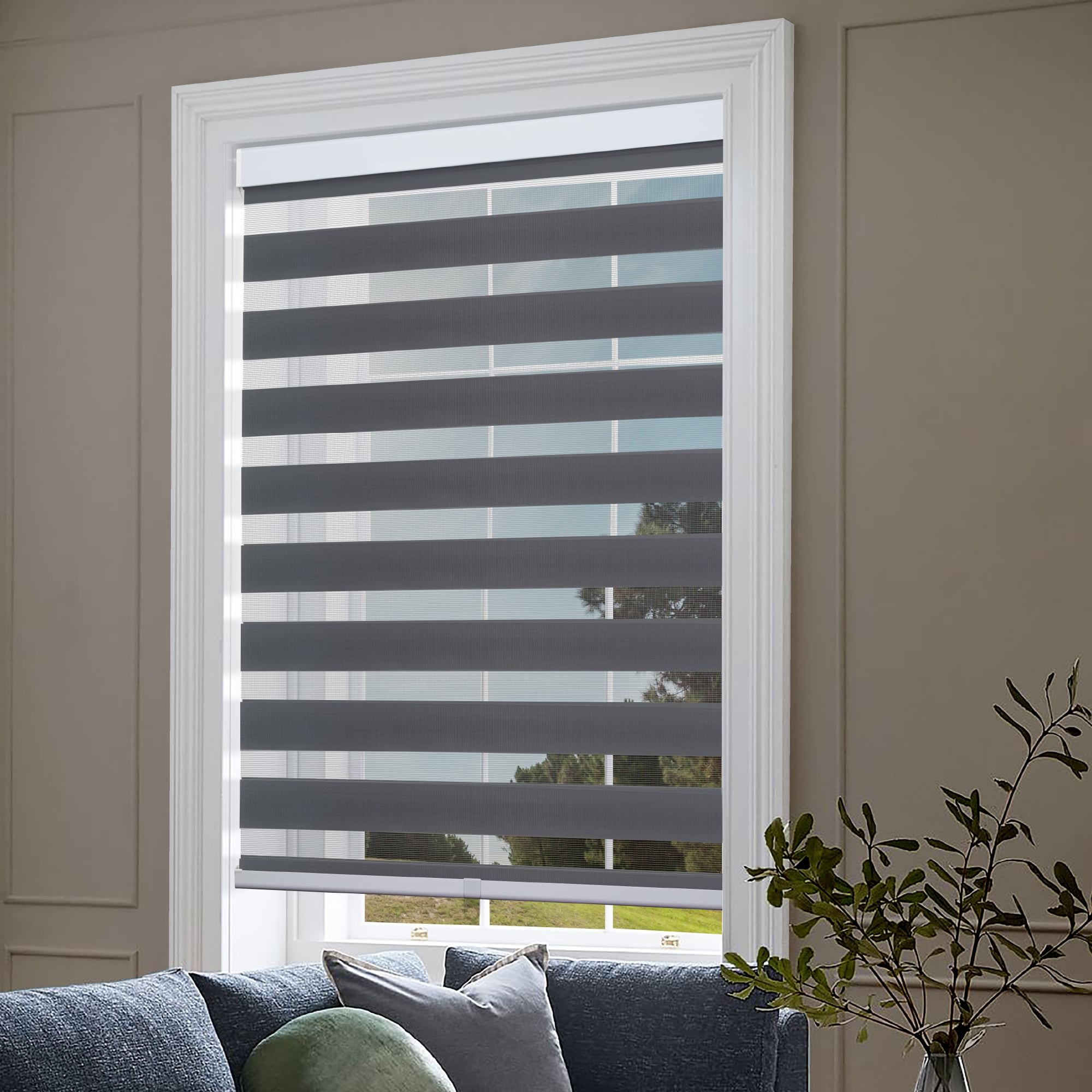 Click here for Biltek Zebra Cordless Window Blinds  Dual Layered... prices