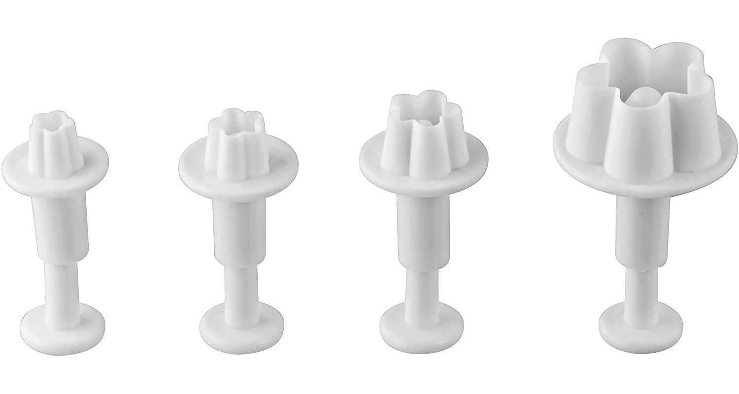 Decorative cutter set of 4 "flowers", cutters for the whole season ...