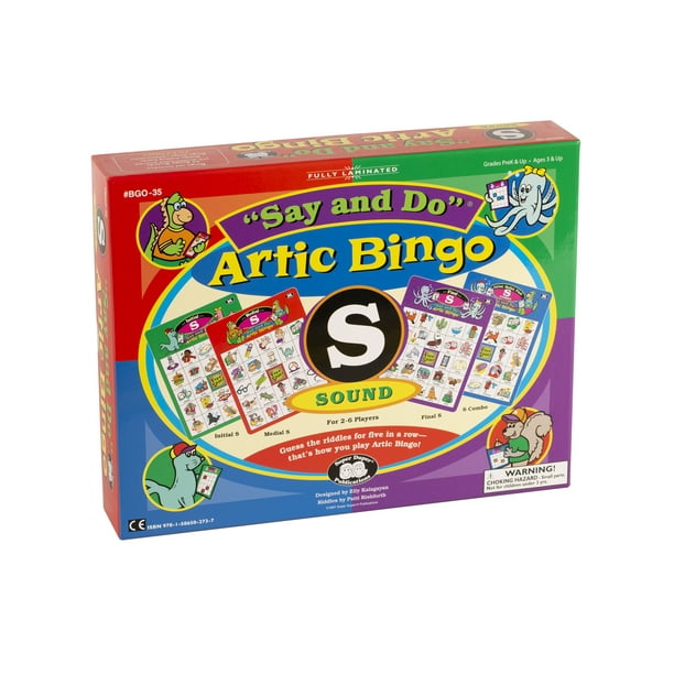 Super Duper Publications | Say and Do Artic Bingo Sound Game Letter “S ...