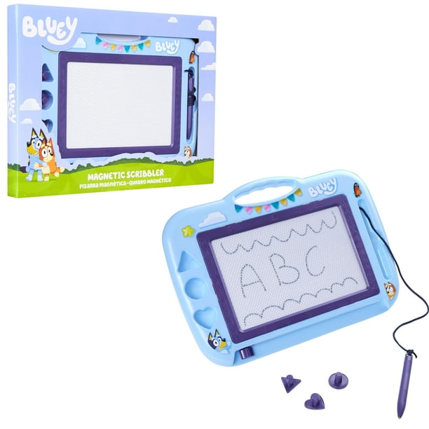Bluey Magnetic Drawing Board for Kids, Magic Scribbler Educational Learning Toy, Doodle Pad with ...