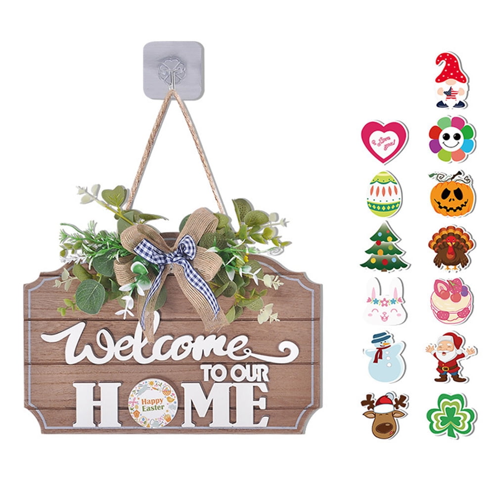 CSCHome Independence Day Simulation Flower Wooden Welcome Sign Letter ... CSCHome Independence Day Simulation Flower Wooden Welcome Sign Letter ...