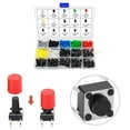 Color Coded 420 Pcs Tactile Push Button Kit with 8 Different Types Of ...
