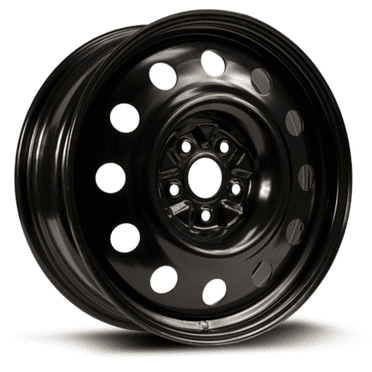 RTX 15x6 Black Steel Wheel 5x4.5 (45mm), Steel Wheels, Load Range 625kg ...