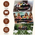 Colorful Balloon Graduation Round Tablecloth, Fitted Table Cover with ...